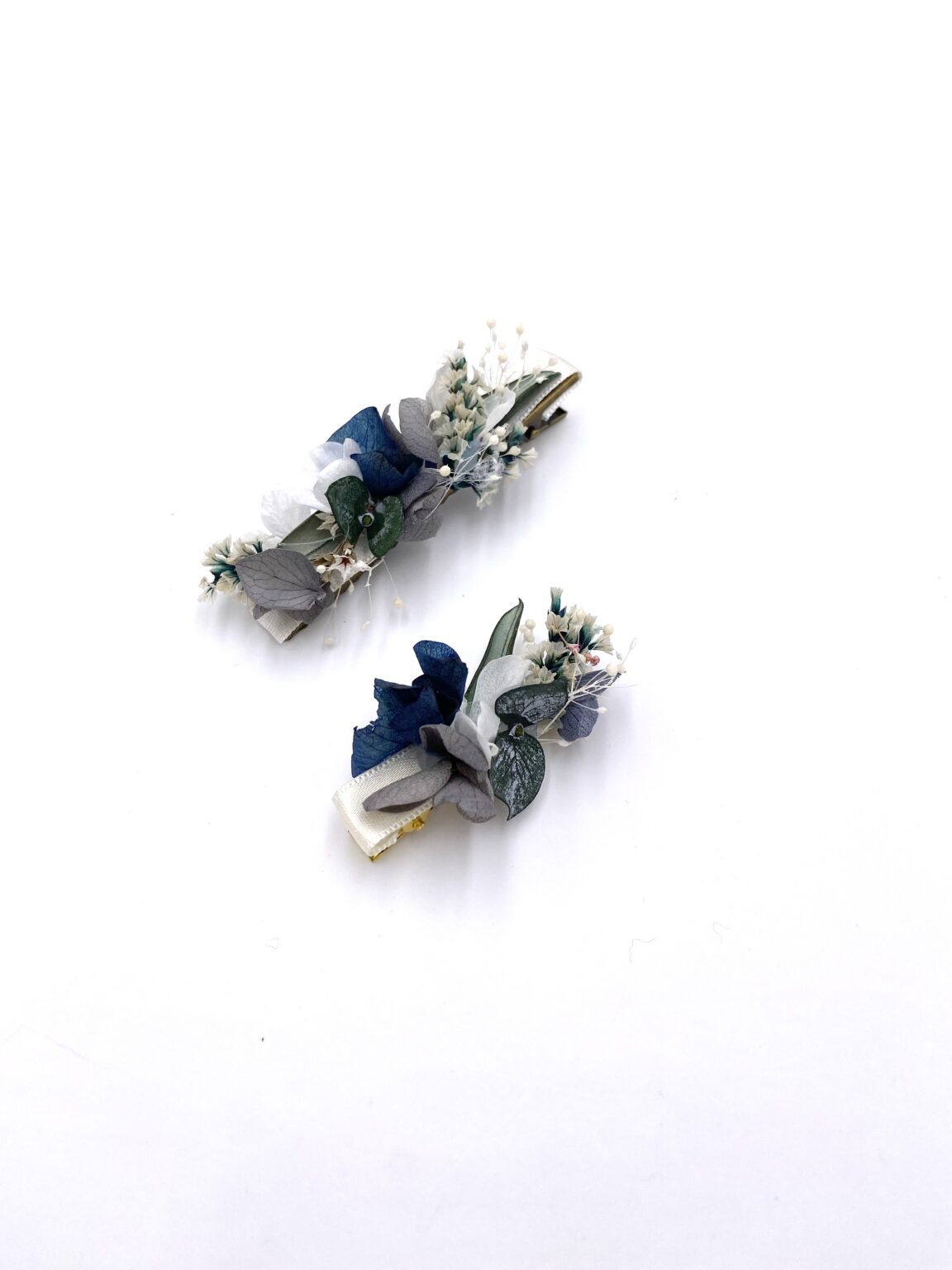 Mini barrette Acqua en fleurs stabilisées - Les Fleurs Dupont